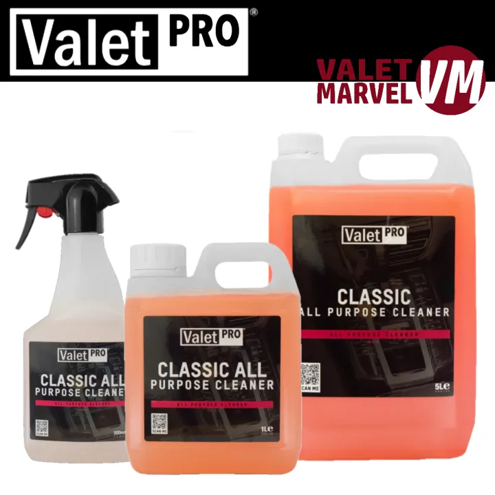 VALETPRO (UK) Classic All-Purpose Cleaner - 500ml (Ready to Use) / 1L ...