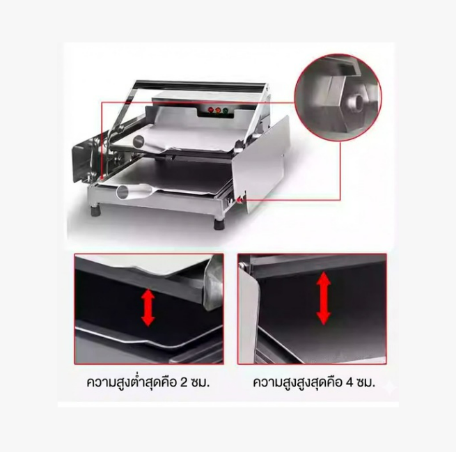 ProToast X2 – เครื่องปิ้งขนมปังแฮมเบอร์เกอร์ไฟฟ้า 2 หน้า ระดับมืออาชีพ ...