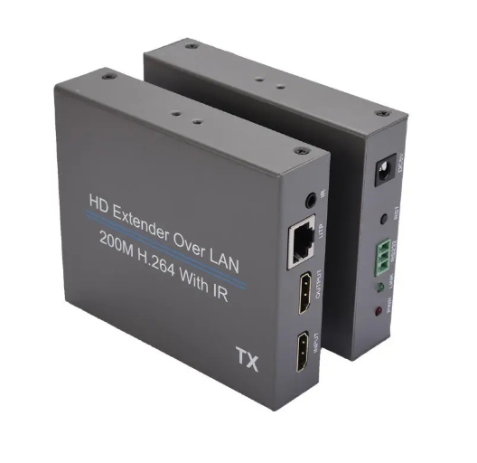 HD Extender Over LAN 200M H.264 With IR Signal Transmission Over Long ...