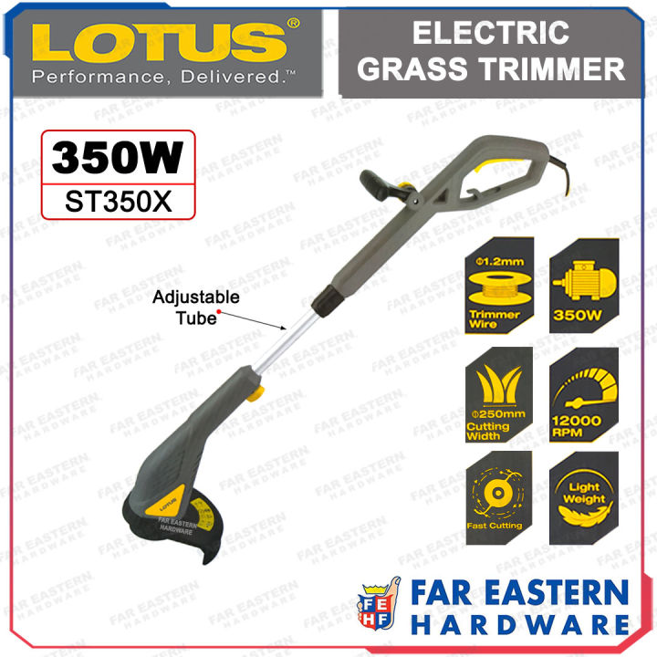 LOTUS Grass Trimmer Electric Brush Cutter 350W ST350X LTVAR | Lazada PH