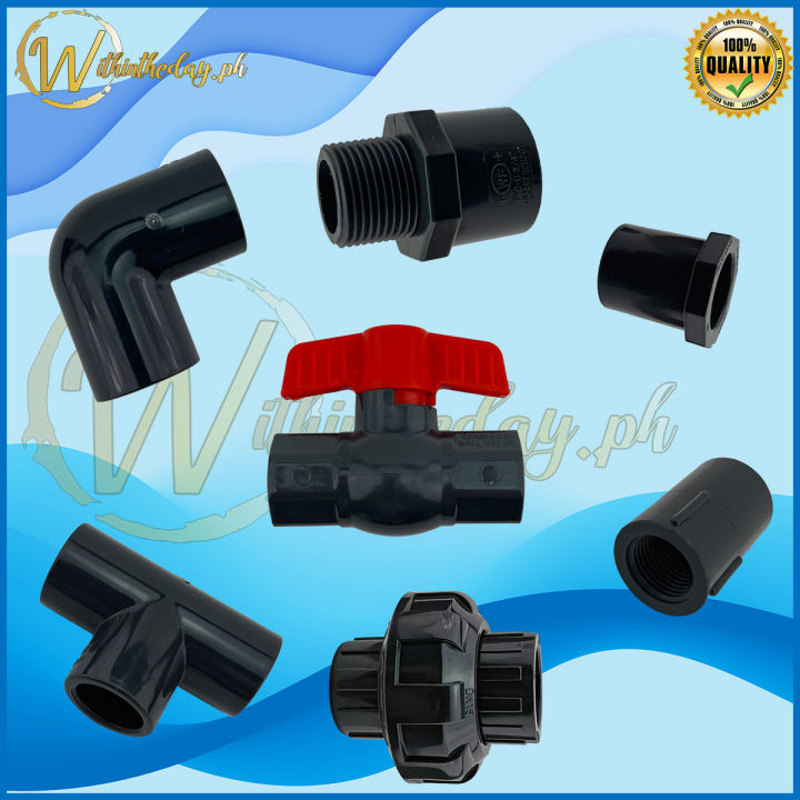 PVC Fittings ANSI SCH80 21mm Gray 1/2" 3/4" 1" High Quality Thickened ...