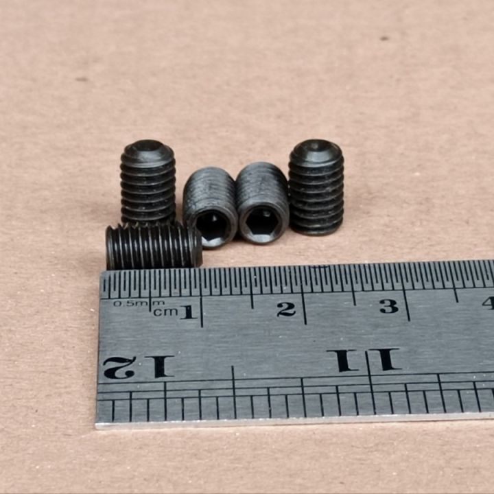 1000 PCS ( 1 DUZ ) BAUT L TANAM M6X10 L SOCKET SET SCREW M6 X 10 ...