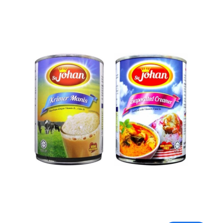 【Ready Stock】SuJohan Creamer Sweetened 500g / Evaporated 390g | Lazada
