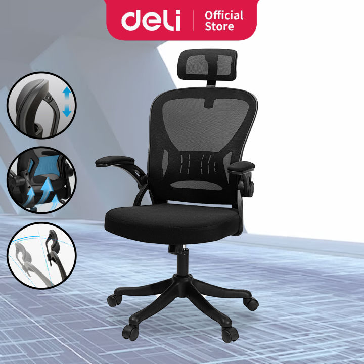 Deli Executive Chair Ergonomic Office Chair Furniture Home Living Mesh ...