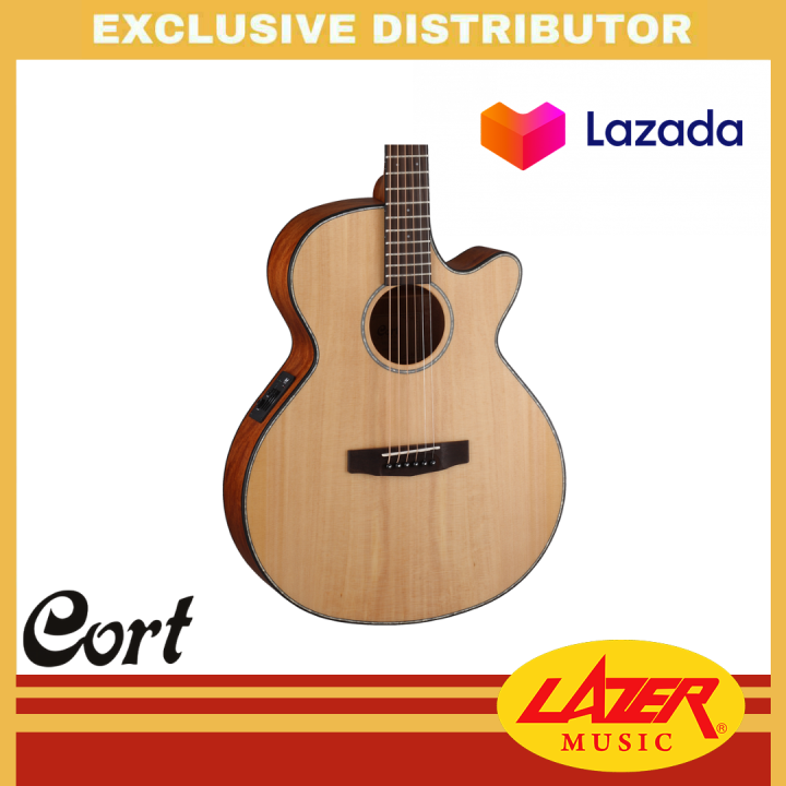 Cort SFX-E Solid Spruce Top Slim Body Cutaway Acoustic Guitar With EQ & Bag (SFX-E) | Lazada PH