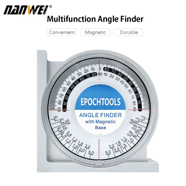 NANWEI Magnetic Angle Finder Locator Mini Inclinometer Measurement Tool ...