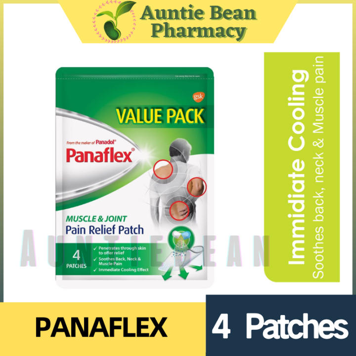 Panaflex Muscle & Joint Pain Relief Patch 4 Patches | Lazada