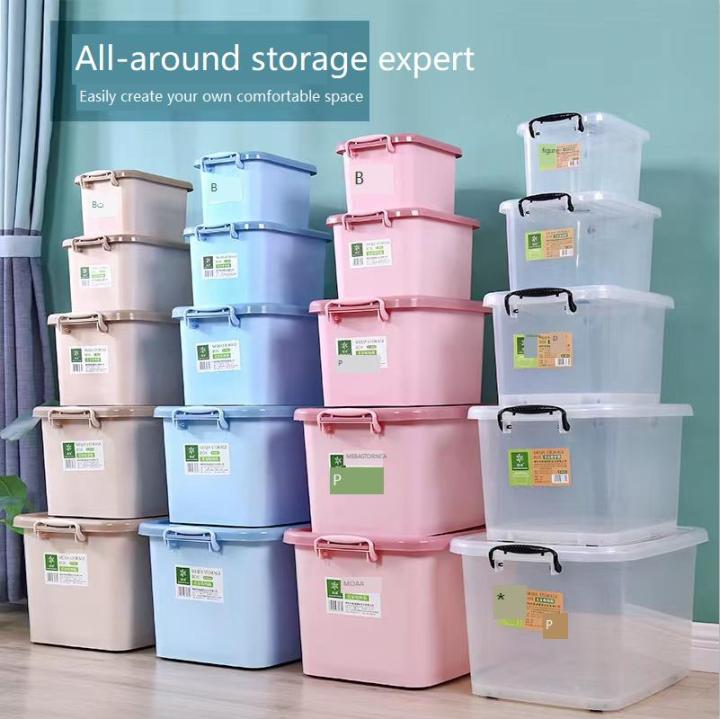 Multi-purpose Plastic Container Storage Box Space Saver Portable Box ...