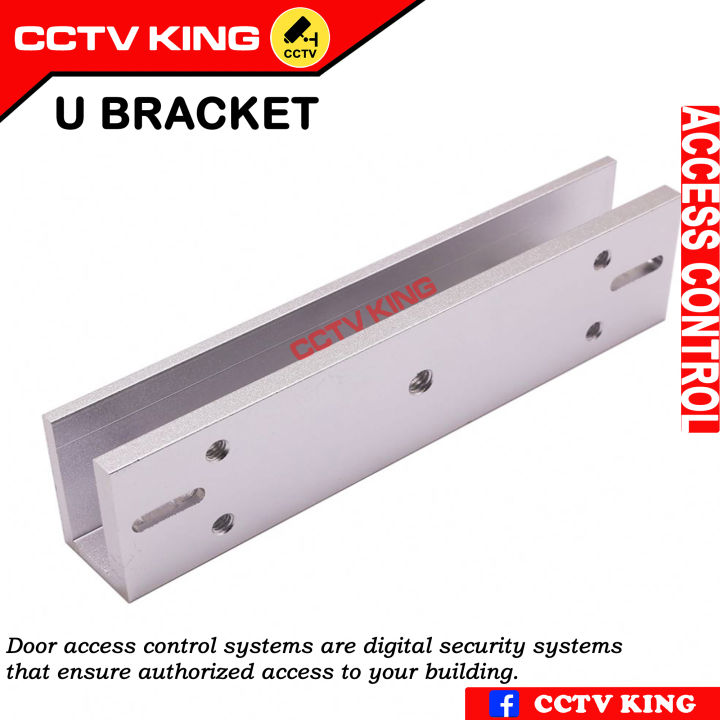 U Bracket for Door Access Control Magnetic Lock U Shape Bracket, Access ...