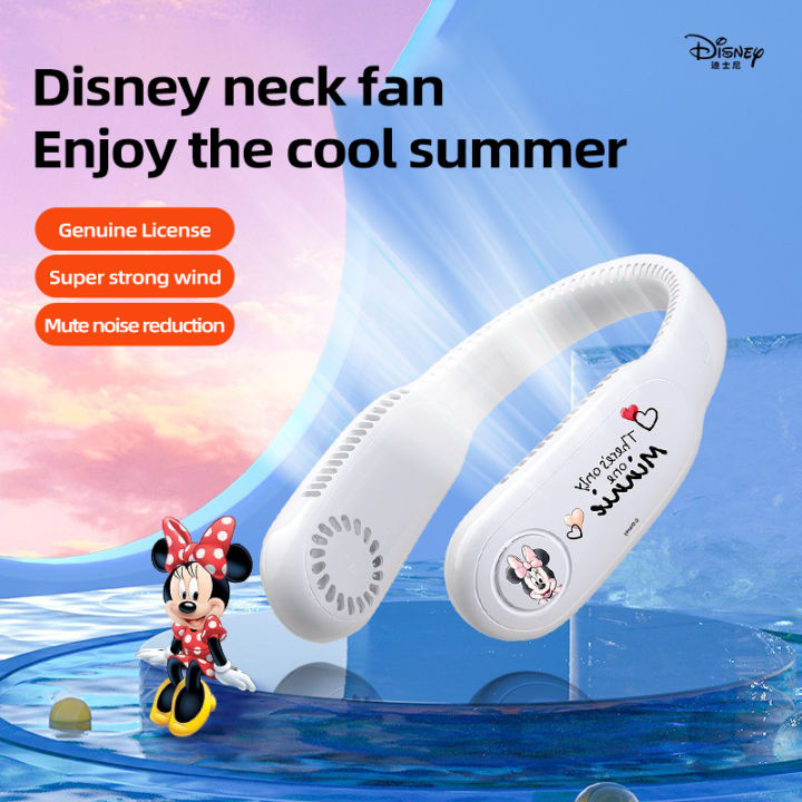 Disney BP521 3 Speeds Bladeless Portable Neck Fan, USB Type ...