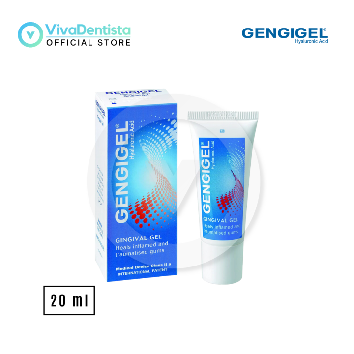 GENGIGEL (TUBE 20ml) - 0.2% Hyaluronic Acid Topical Gingival Gel for ...