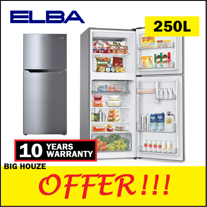 [FAST SHIPPING] Elba 250L Ultimo ER-G2521 Refrigerator Top Mount ...