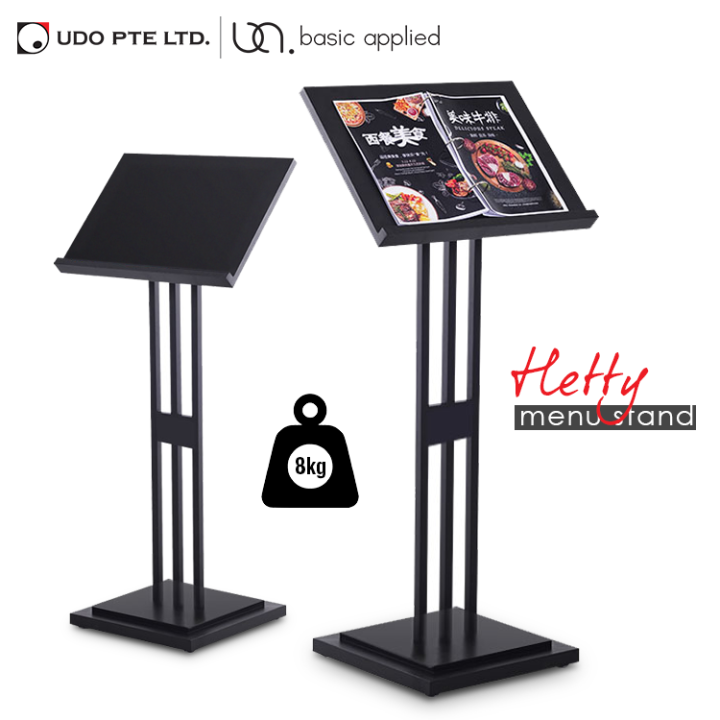 Hetty Menu Display Stand | Heavy Restaurant Menu Display Stand | Stage ...