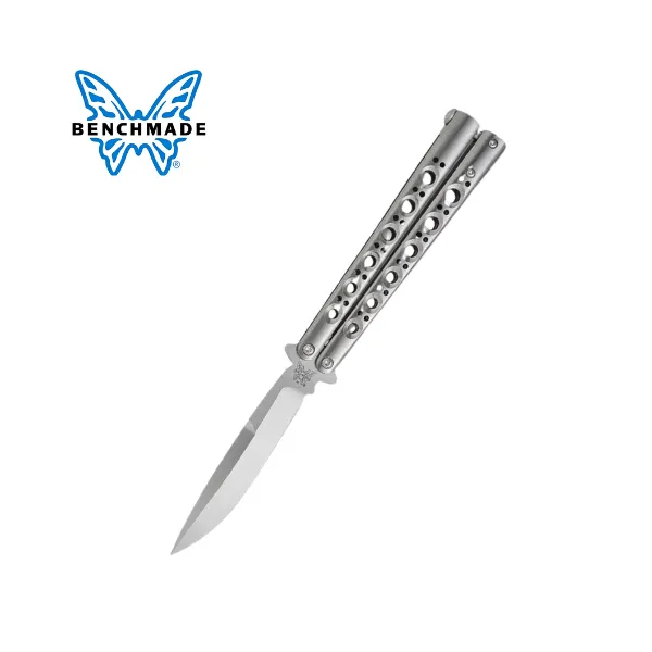 Benchmade BM42 Balisong Clone Titanium Handle Sharpen Butterfly Knife ...