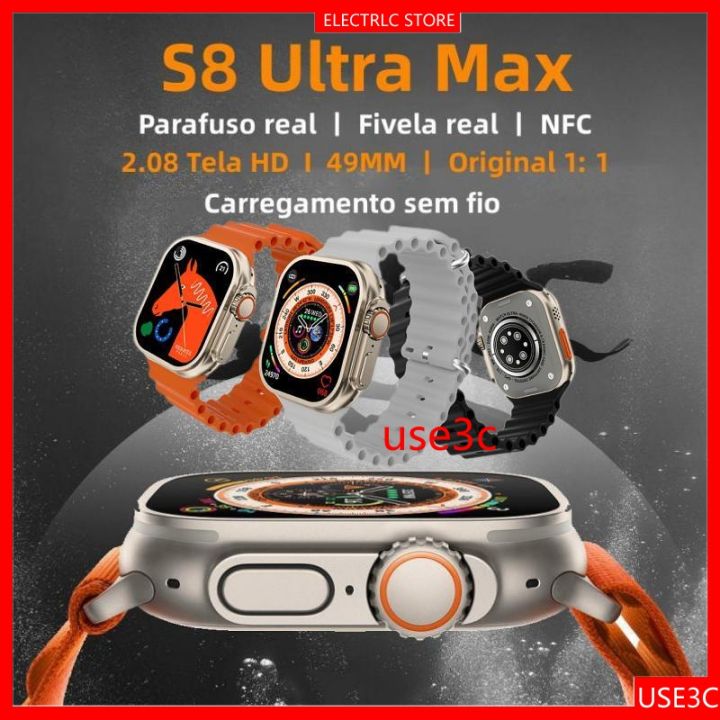 【COD】USE3C S8 Ultra Max Smart Watch IP67 Bluetooth Call Heart Attack ...