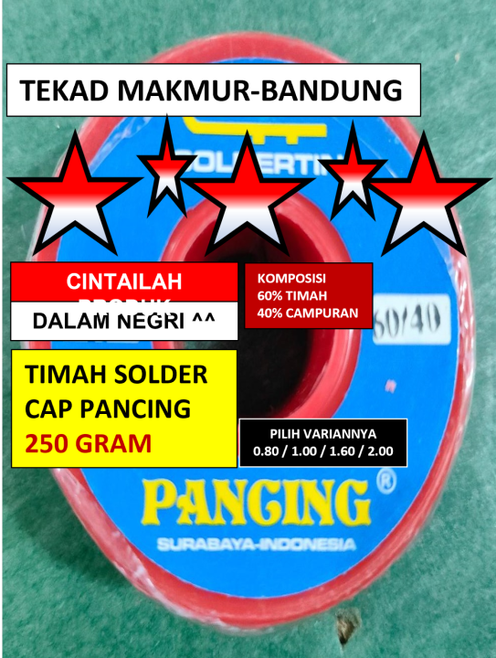 Timah Solder Cap Pancing 250 Gram - Komposisi 60/40 | Lazada Indonesia