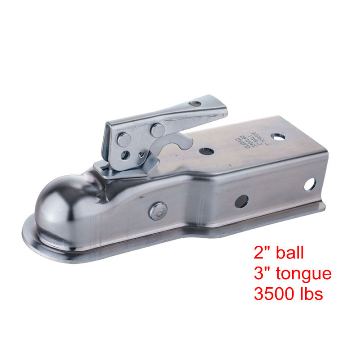 hot Trailer Hitch Coupler Ball Diameter: 2 inches Channel Size: 2 ...