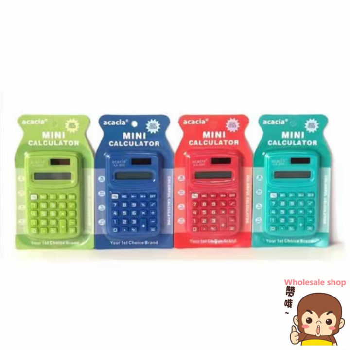 WS★ AA888 8-Digit Pocket Mini Calculator Small Calculator Office School ...