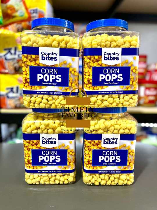 Country Bites Corn Pops Sweet Corn Flavor 520g | Lazada PH