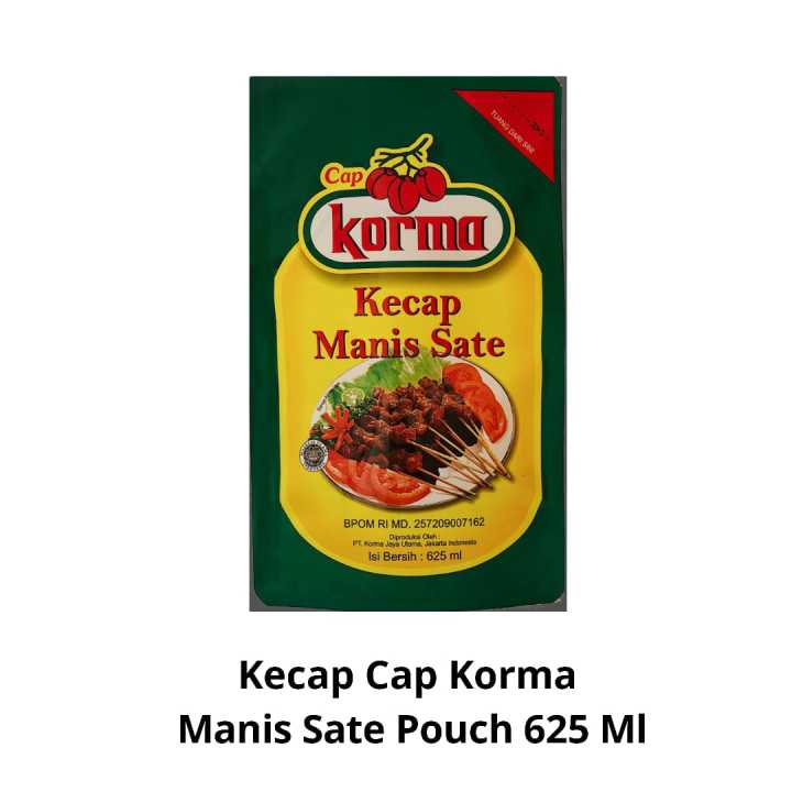 Kecap Manis Sate Cap Korma Pouch 625 ml | Lazada Indonesia