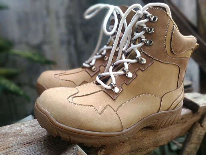 SEPATU PDL SPIDER CUERO AIRSOFTGUN HIKING TOURING TNI AU AD AL POLRI ...