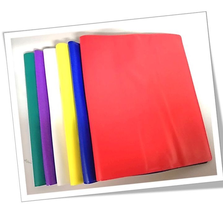 NOTEBOOK PLASTIC COVER IN ASSORTED COLORS , PACKED IN 10'S AND 50'S ...