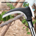 Daywalker 2-in-1 Sickle with Long Handle Multifunctional Double ...