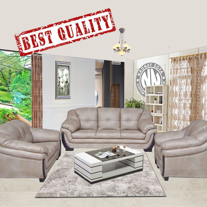 Sofa kursi 321 seater mewah CADILLAC / Sofa set ruang tamu | Lazada ...