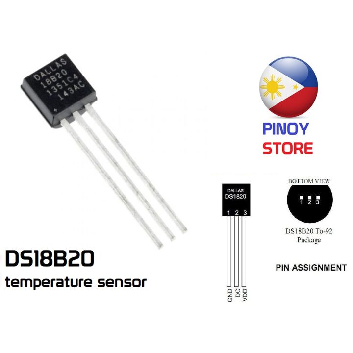 DS18B20 digital temperature sensor for Arduino 1-wire 1 one wire ...