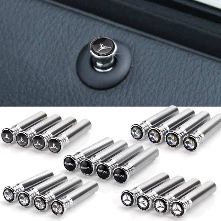 4PCS Car Door Pin Lock Knob Pull Pins Cover Interior Accessories for ...