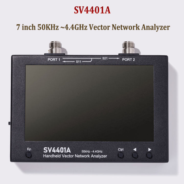 7inch 50KHz-4.4GHz SV4401A Touch LCD NanoVNA VNA Vector Network Antenna Analyzer UHF HF VHF SWR ...