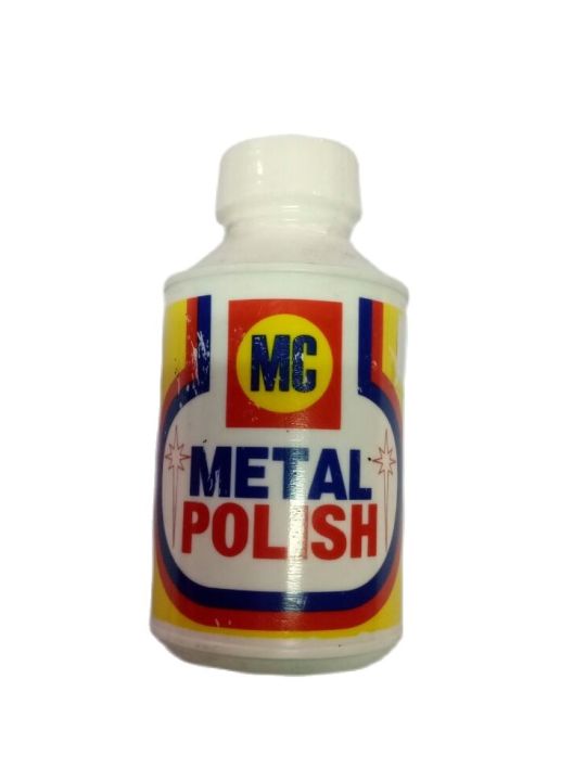 MC METAL POLISH 125 ML FOR STAINLESS BRASS COPPER STEEL SILVER ZINC ...