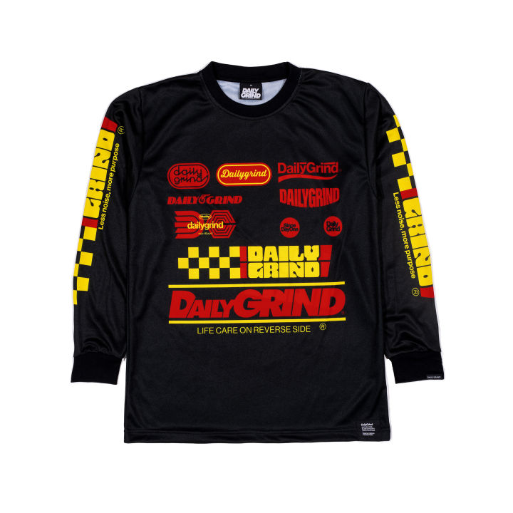 DAILY GRIND FORMLINE JERSEY LONGSLEEVES BLACK | Lazada PH