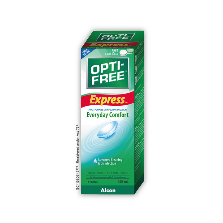 OPTI FREE EXPRESS Multipurpose Disinfecting Solution 355mL | Lazada