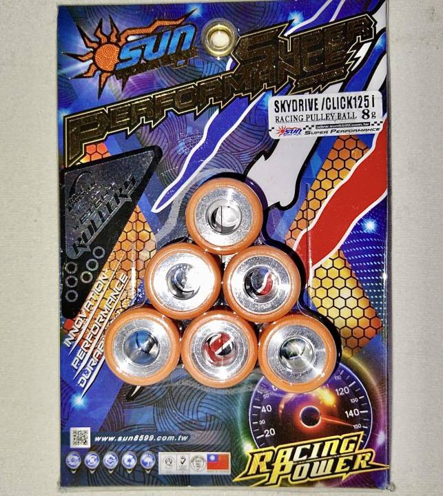 SUN RACING CVT FLYBALL for HONDA CLICK/SKYDRIVE/GY6/PCX/ADV | Lazada PH