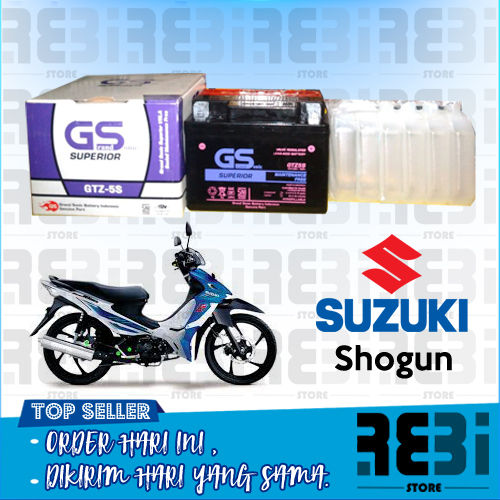 Aki Motor Suzuki Shogun 125 GTZ5S GS Y Accu Kering MF | Lazada Indonesia