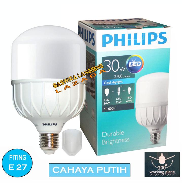 ( 1 Pcs ) 30W TFORCE, PHILIPS LAMPU LED 30 W 30WAT PUTIH TFORCE CORE ...