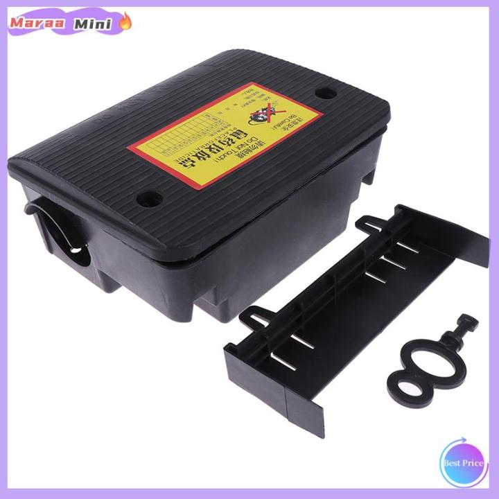 Maraa Rat Mice Mouse Rodent Poison Boxes Pest Control Bait Station Box ...