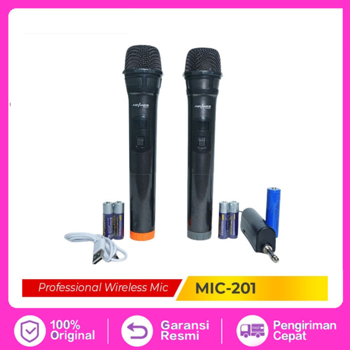 Mic Advance MIC 201 - Advance Mic Karaoke Profesional isi 2 pcs ...