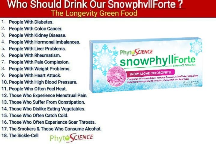 Phytoscience Snowphyll Forte (15 sachets x 3000mg) | Lazada