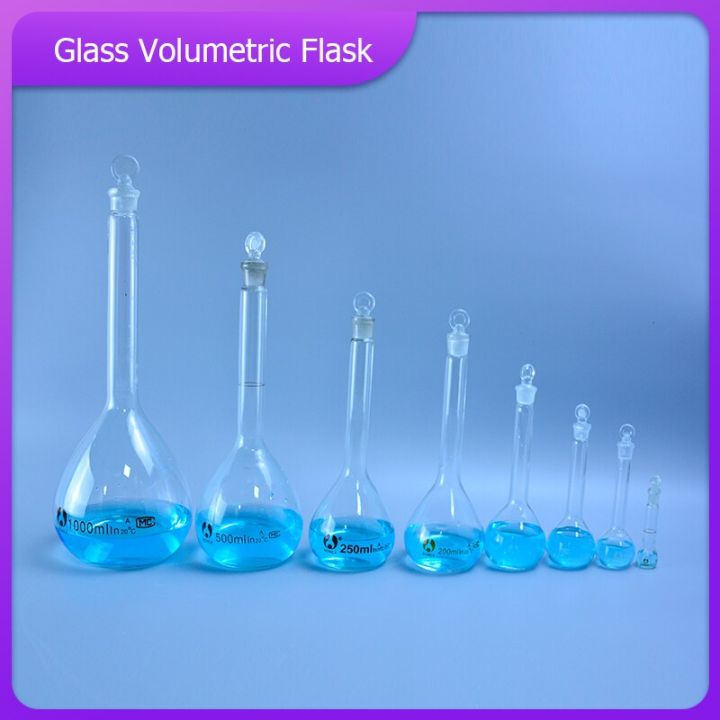 5-100Ml Transparent Lab Conical Flask Glass Scientific Glass Erlenmeyer ...