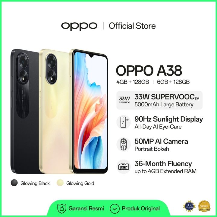 OPPO A38 4/128GB & 6/128GB [5000mAh SUPERVOOC 33W, 90Hz Sunlight ...