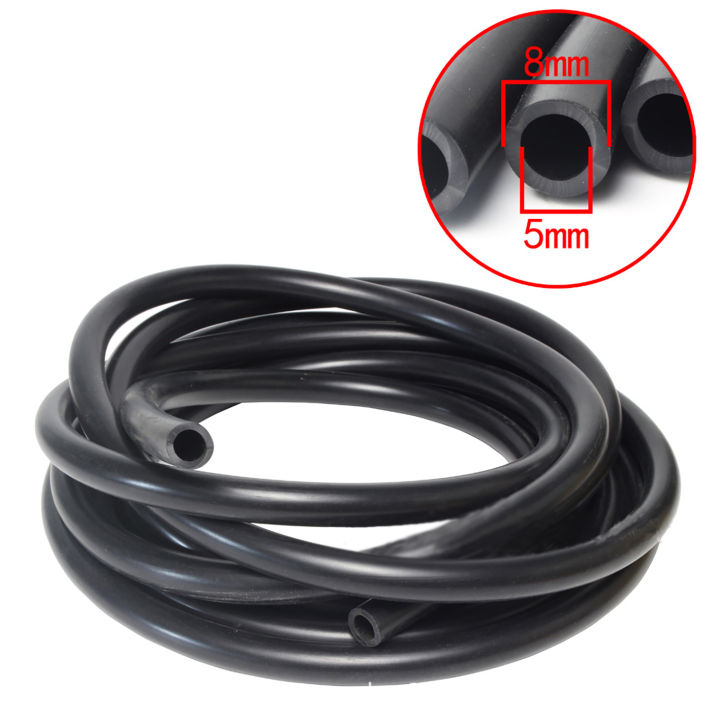 5mm / 0.2 Inch ID 1m / 39 Inch Length Rubber Fuel Line Hose Carburetor ...