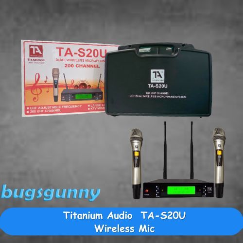 TITANIUM TA-S20U DUAL WIRELESS MICROPHONE | Lazada PH