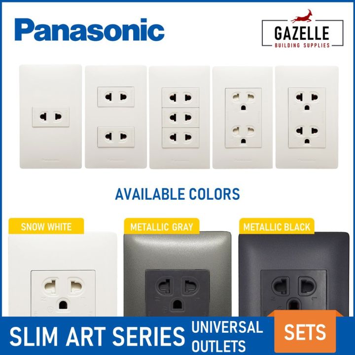 Panasonic Slim Art Universal Plug Outlets | Lazada PH