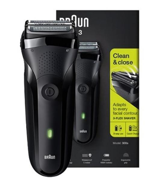 Braun Series 3 300s Men's Electric Shaver / Rechargeable Electric Razor ...