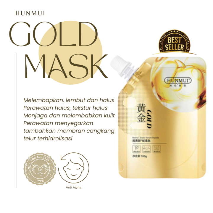 SVMY - Hunmui Masker Emas Retinol Firming Skin Moisturizing Mengurangi ...