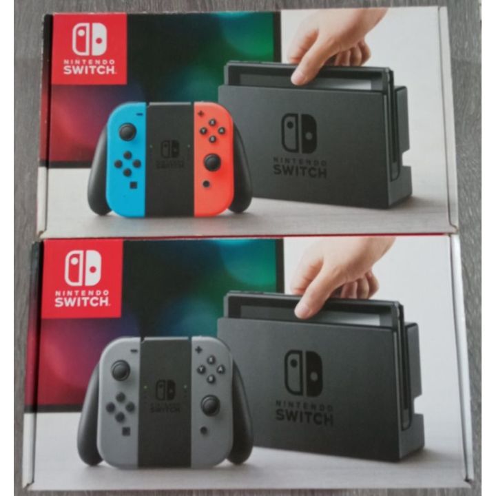มือสอง Nintendo switch Version 1 กล่องขาว ใช้งานได้ปกติ อุปกรณ์ครบกล่อง ...