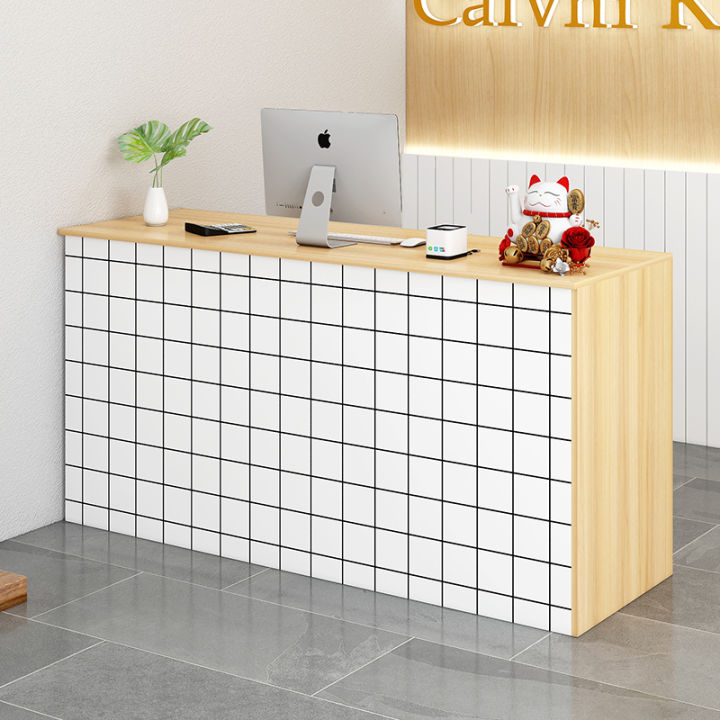 Simple modern cashier shop small front desk barber shop clothing store ...