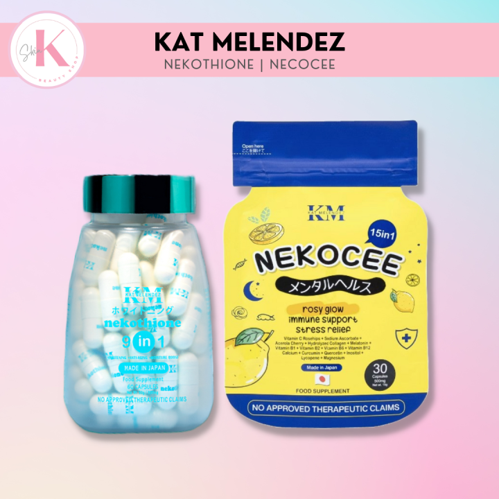 Neko by Kath Melendez Nekothione Original Glutathione Capsule 60 Caps ...